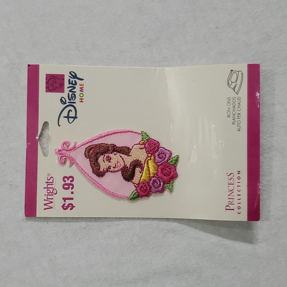 Disney | Office | Vintage Wrights Disney Princess Iron On Patch Belle ...